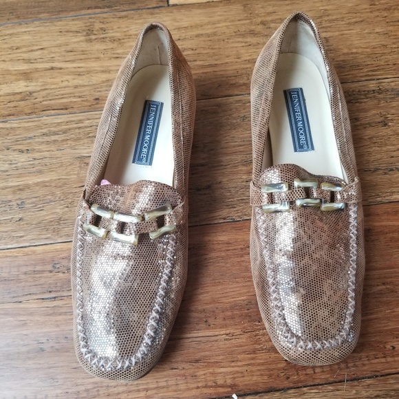 Jennifer Moore | Shoes | Jennifer Moore Brown Marble Loafers | Poshmark